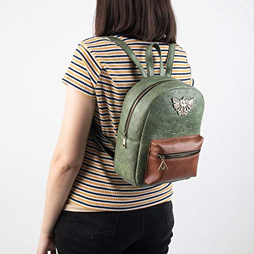 Zelda Video Game Green and Brown Mini Backpack Accessory