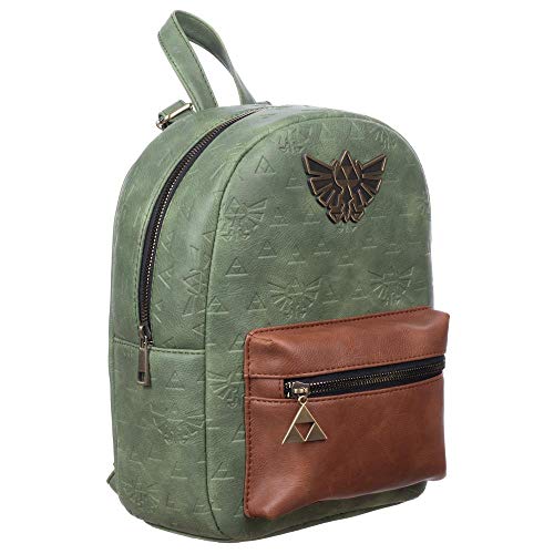 Zelda Video Game Green and Brown Mini Backpack Accessory