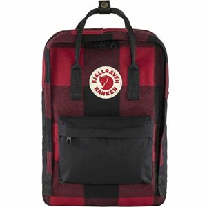 fjällräven 15" kånken re-wool laptop red/black one size