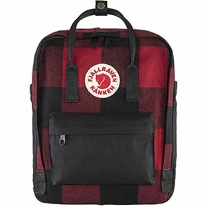 fjällräven kånken re-wool red/black one size