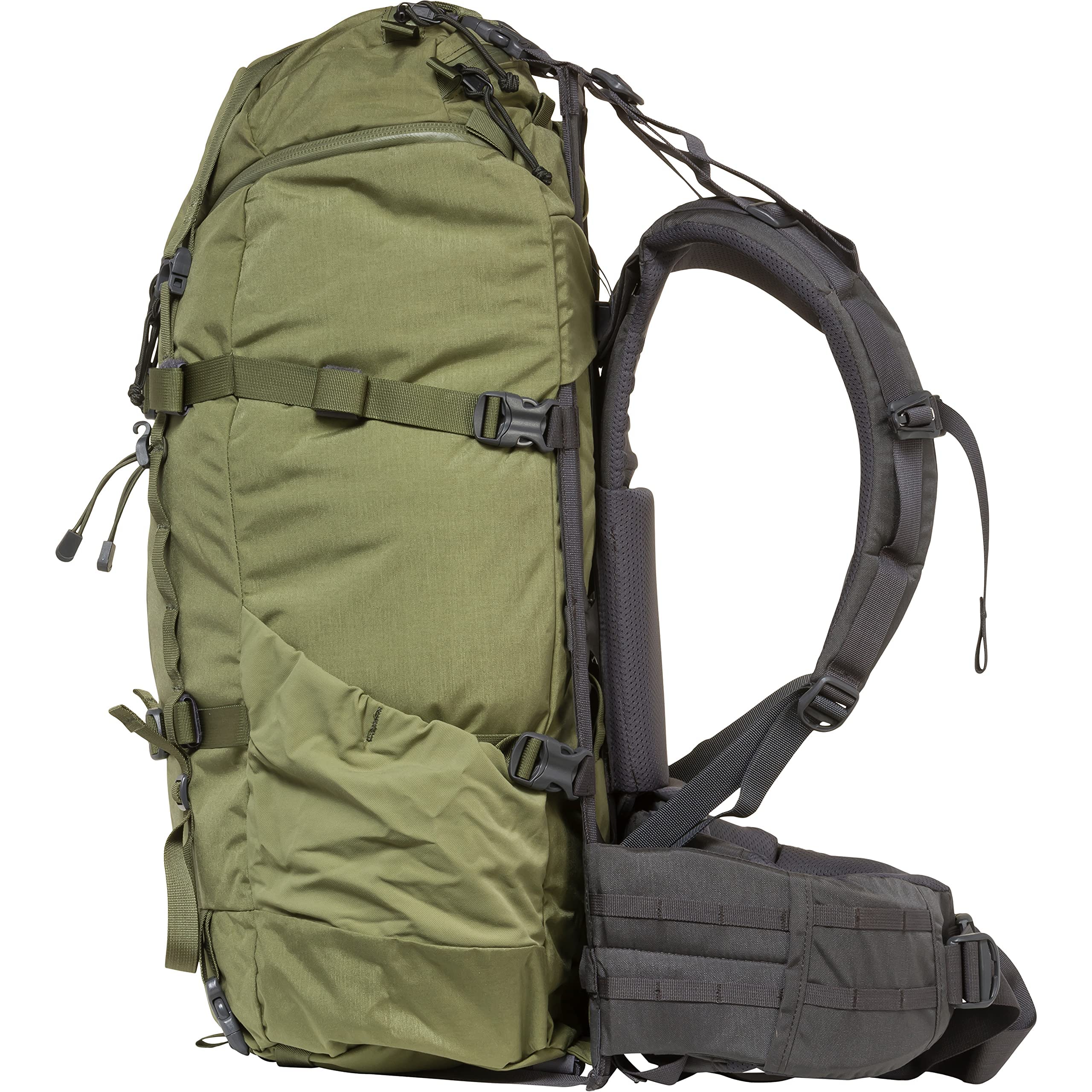 Mystery Ranch Terraframe 3-Zip 50 Backpack - For Serious Backpackers, Loden, Small