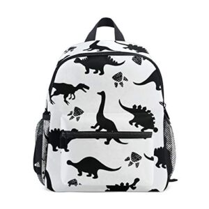 orezidinosaur cartoontoddler bag with removable chest clip travel bag snack diapers bag preschool backpack for kids little boy girls