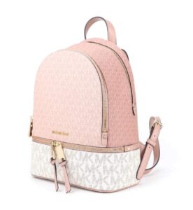 michael kors rhea zip medium backpack ballet multi one size