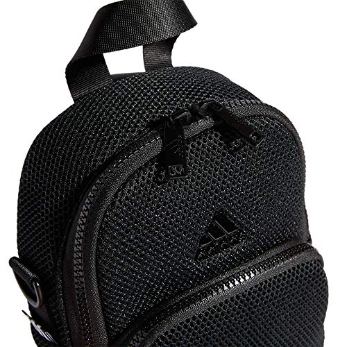 adidas Women's Airmesh Convertible Mini Backpack-Crossbody Bag, Black, One Size