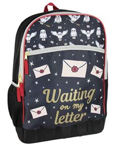 harry potter hogwarts hedwig waiting on my letter school backpack