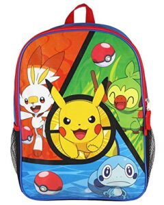 pokemon pokemon and friends character 16" backpack