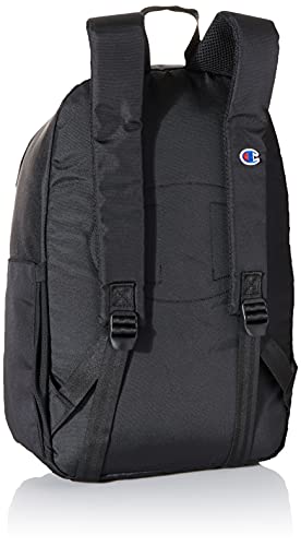 Champion unisex adult Backpacks, Black/Blue, One Size US