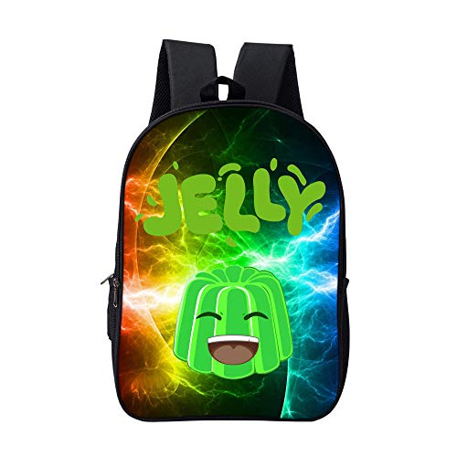 Meeting Kids Cute Schoolbag Crazy Jelly Bookbag 17 Inch Multifunctional Backpack For Teen Boys and Girls YOUTUBE-03