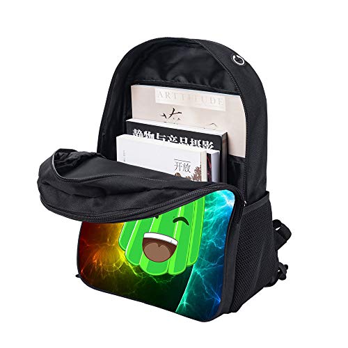 Meeting Kids Cute Schoolbag Crazy Jelly Bookbag 17 Inch Multifunctional Backpack For Teen Boys and Girls YOUTUBE-03