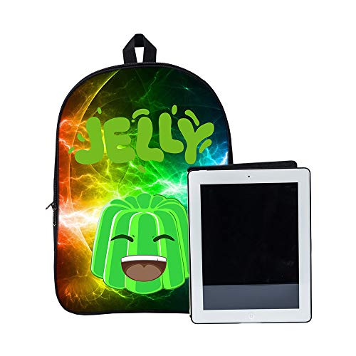 Meeting Kids Cute Schoolbag Crazy Jelly Bookbag 17 Inch Multifunctional Backpack For Teen Boys and Girls YOUTUBE-03