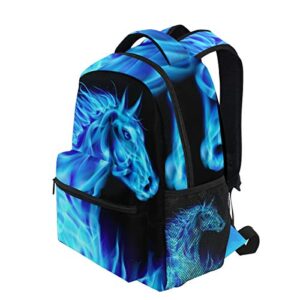 UMIRIKO Horse Water Backpack Animal Bookbag for Boys Girls Elementary School 2021930