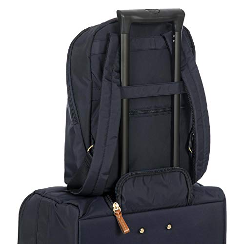 Bric's X-Travel City Backpack - 13 Inch - Travel Backpack for Women and Men - Designer Bag with Large Pockets - Navy