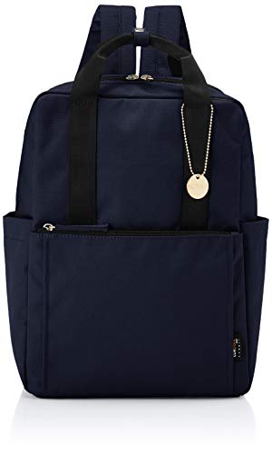 Monica MONI-0238 Women's Eco Cordura Backpack with Handle, Navy