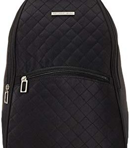 F-STYLE(エフスタイル) Quilting Women's Rucksack, Black (Black 19-3911tcx)