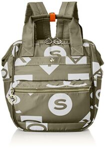 savoy sm192314 women's bag, khaki/orange