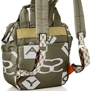 Savoy SM192314 Women's Bag, Khaki/Orange