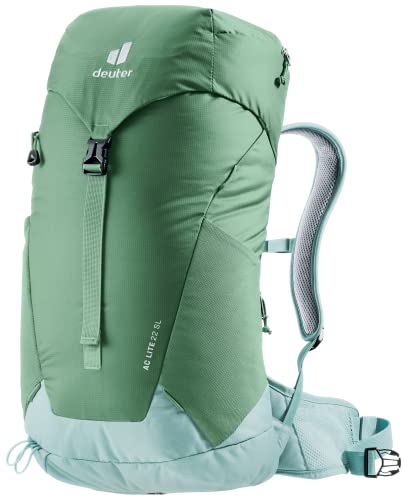 Deuter Women's AC Lite 22 SL Hiking Backpack, Aloe Dusk, 22 L