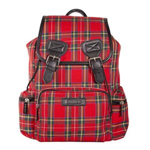 lost queen kenneth tartan backpack (red)