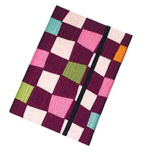 ジェイハンズ(jhands) haikara medicine notebook card case, checkered red purple