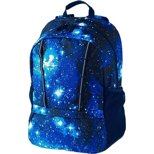 Lands' End Kids' ClassMate Medium Blue Galaxy Space