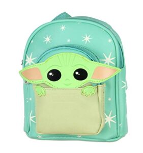 star wars the mandalorian baby yoda the child micro mini backpack shoulder bag