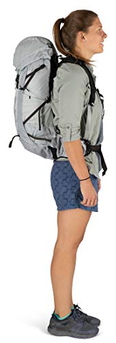 Osprey Tempest 30L Women's Hiking Backpack with Hipbelt, Aluminum Grey, WXS/S