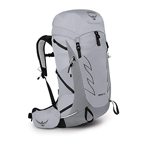 Osprey Tempest 30L Women's Hiking Backpack with Hipbelt, Aluminum Grey, WXS/S