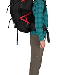 Osprey Aether Plus 100L Men's Backpacking Backpack, Black, L/XL