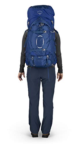 Osprey Ariel 65L Women's Backpacking Backpack, Ceramic Blue, WXS/S