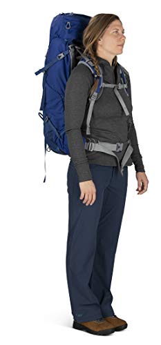 Osprey Ariel 65L Women's Backpacking Backpack, Ceramic Blue, WXS/S