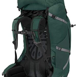 Osprey Aether Plus 100L Men's Backpacking Backpack, Axo Green, L/XL