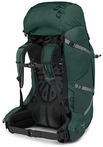 Osprey Aether Plus 100L Men's Backpacking Backpack, Axo Green, L/XL