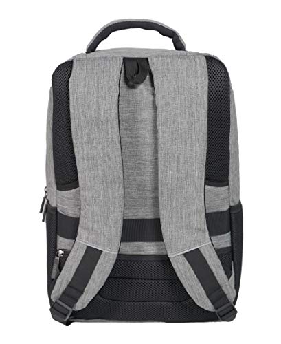 Rockland Slim Pro USB Laptop Backpack, Grey, Large