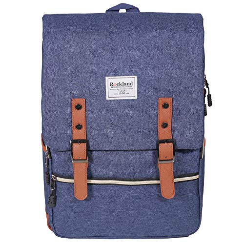 Rockland Heritage USB Laptop Backpack, Blue, Large