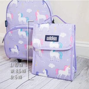 Wildkin 15 Inch Kids Backpack Bundle with Lunch Bag (Unicorn)