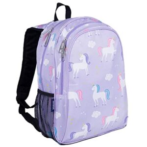 Wildkin 15 Inch Kids Backpack Bundle with Lunch Bag (Unicorn)