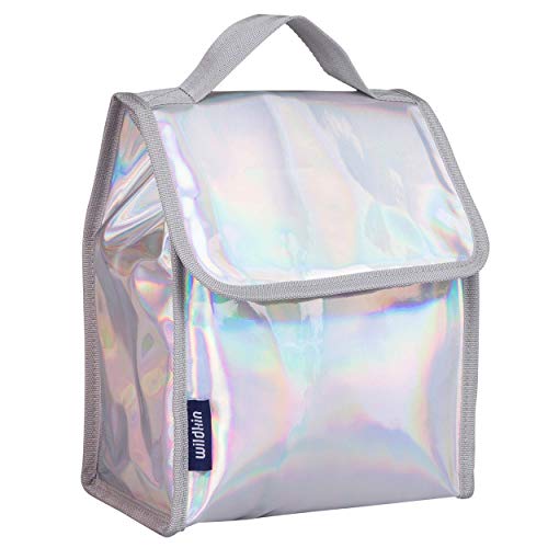 Wildkin 15 Inch Kids Backpack Bundle with Lunch Bag (Holographic)