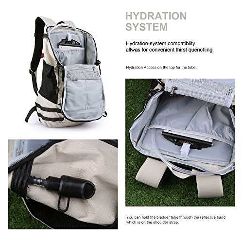 MOUNTAINTOP Hiking Backpack 35L Outdoor Travel Camping Day Pack with Rain Cover for Men Women