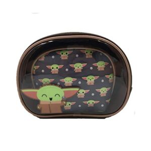 loungefly mandalorian baby yoda grogu the child 2 piece cosmetics bag set