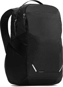 stm myth 28l backpack - durable, stylish, and laptop backpack for men and women with pockets - fits 15" laptop and 16" macbook pro with laptop protection - black (stm-117-187p-05)