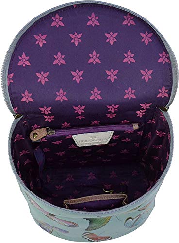 Anuschka Women’s Genuine Leather Backpack - Hand Painted Exterior - Butterfly Heaven