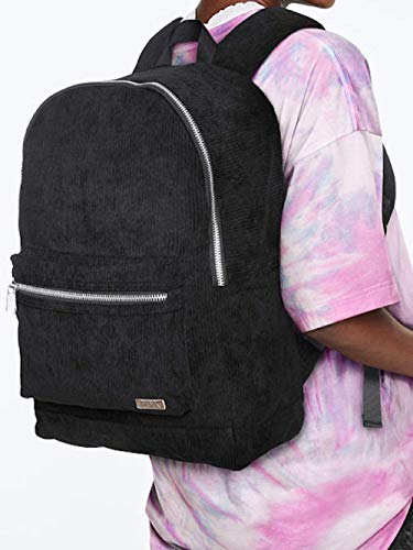 PINK CORDUROY BACKPACK