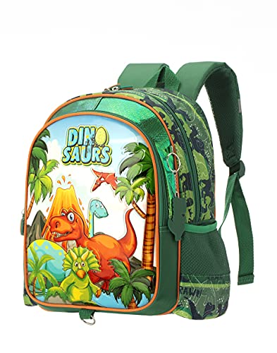 Meetbelify 13inch Backpack for Boys Preschool Backpacks for Toddler Boys Small Kindergarten Bookbag for Little Boys Kids 3-5 with Drawstring Bag Birthday Gift