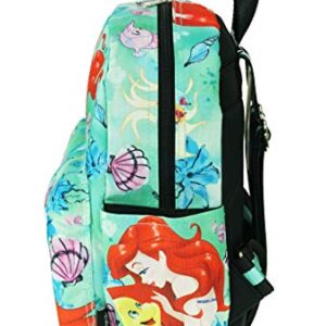 KBNL The Little Mermaid Ariel 12inch Deluxe Oversize Print Daypack A21328 Medium