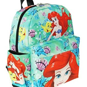 KBNL The Little Mermaid Ariel 12inch Deluxe Oversize Print Daypack A21328 Medium