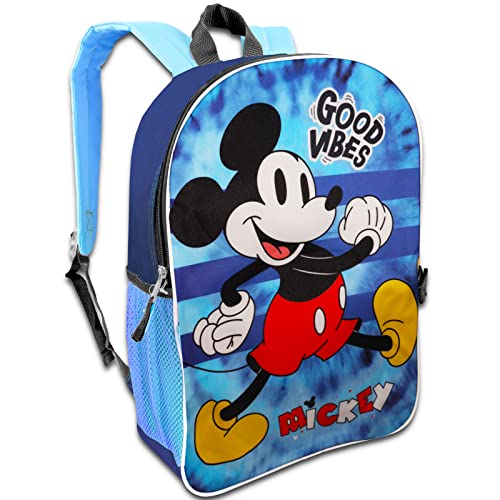 Mickey Mouse Backpack School Supplies Bundle ~ Mickey Lunch Box And Backpack Set With Mickey Mouse Stickers And Tattoos (Mickey School Supplies)