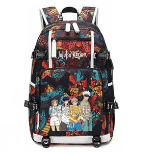 go2cosy anime jujutsu kaisen backpack daypack student bag school bag bookbag shoulder bag