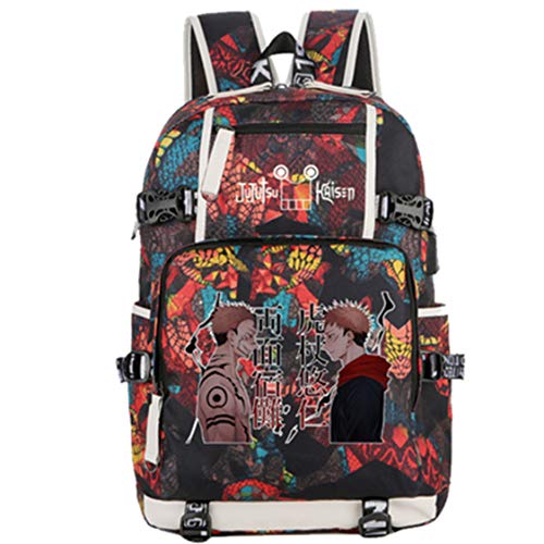 GO2COSY Anime Jujutsu Kaisen Backpack Daypack Student Bag School Bag Bookbag Shoulder Bag