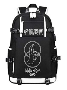 go2cosy anime jujutsu kaisen backpack daypack student bag school bag bookbag shoulder bag