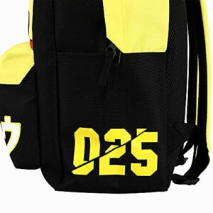 Bioworld Pokemon Pikachu Anime Cartoon Yellow & Black Polyester Tech Backpack